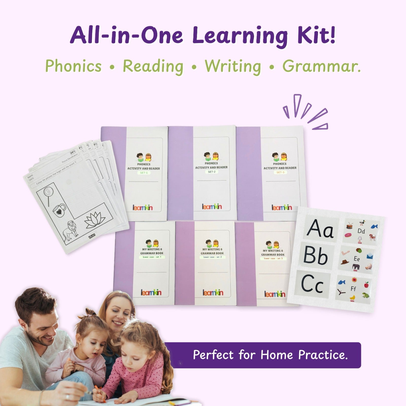 Phonics Combo Kit For 3–7 years – Learnkin